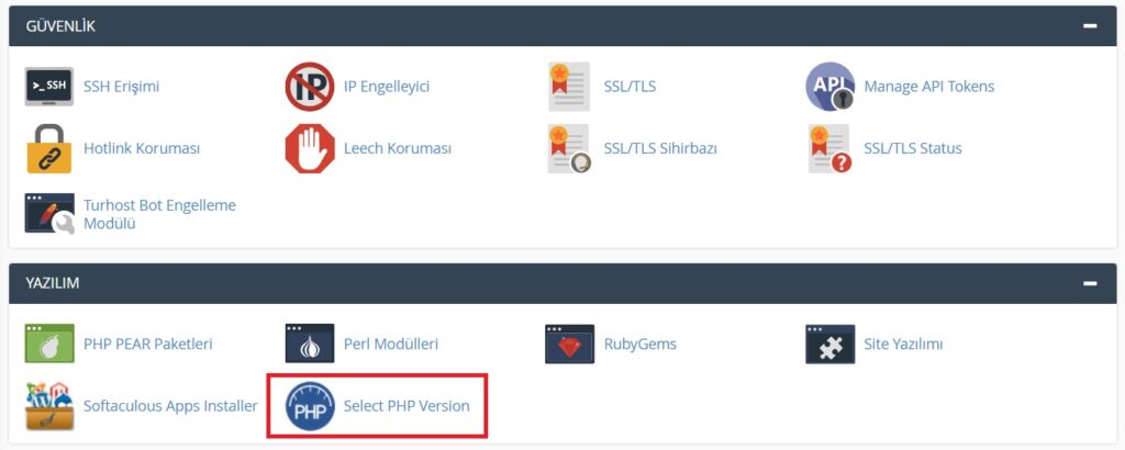 Cpanel PHP Sürüm Değişikliği Nasıl Yapılır? | Özkula Blog